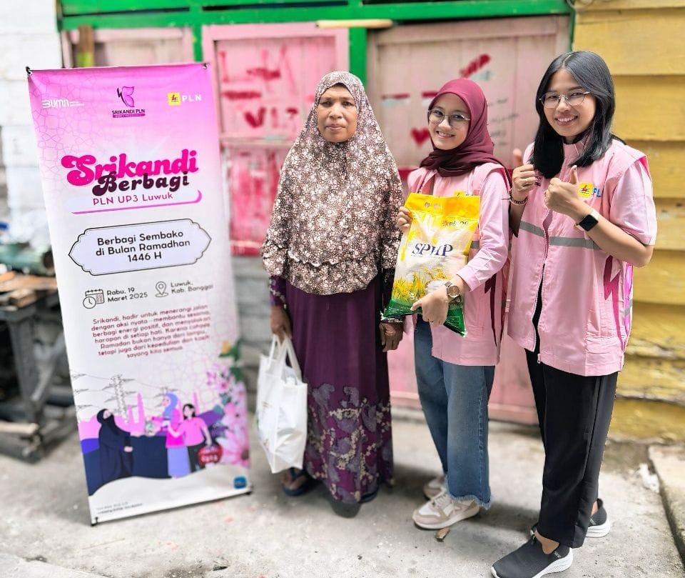 Aksi Sosial Srikandi PLN UP3 Luwuk, Tebar Kebaikan di Bulan Suci ...